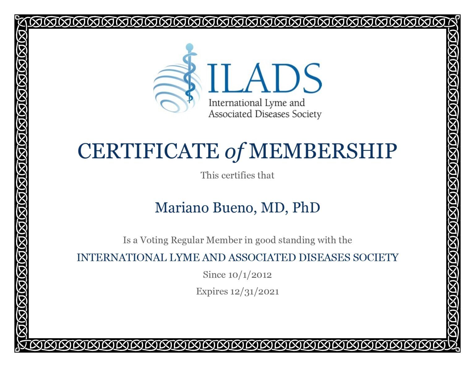 Biosalud, miembro de la ILADS - Biosalud